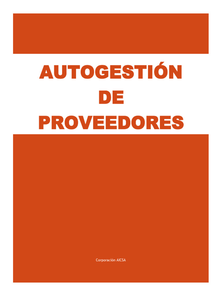 MANUAL autogestión de proveedores | PDF | Factura | Bancos