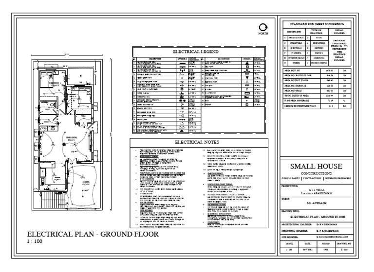2 Bedroom House Electrical Plan | PDF | Manufactured Goods | Building ...
