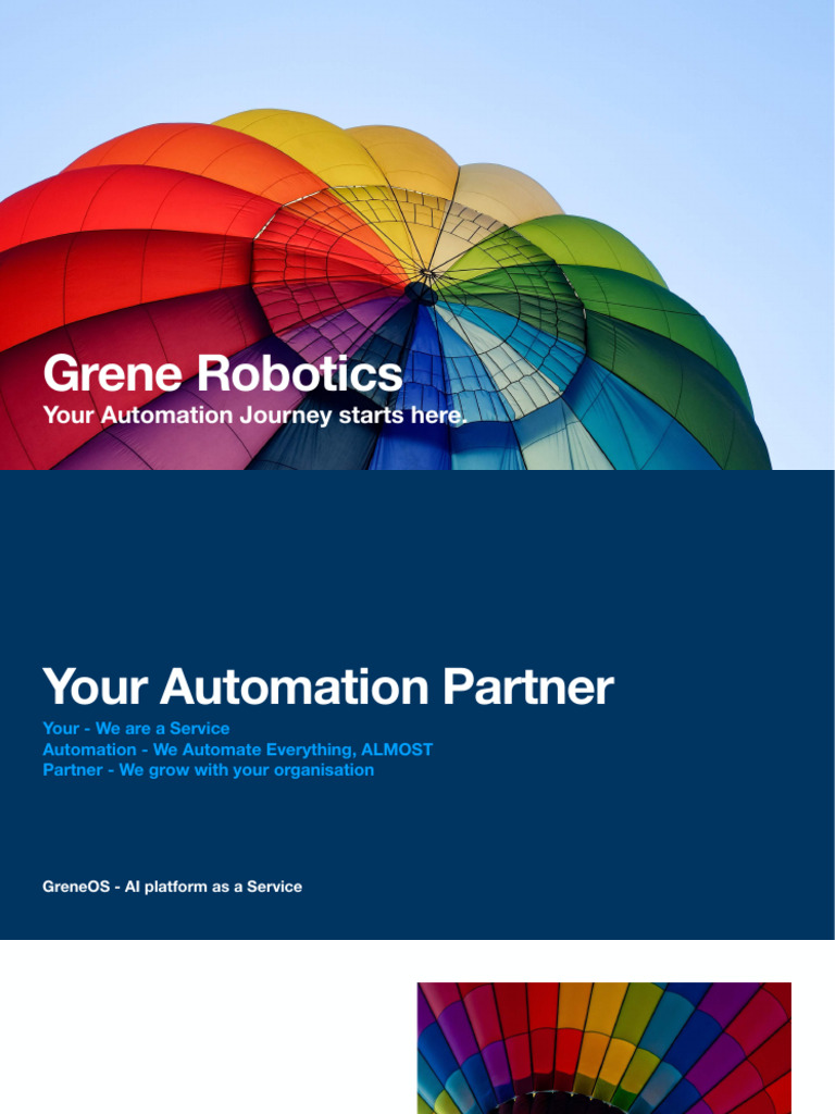 Grene Robotics - Intro | PDF Grene Robotics - Intro | PDF