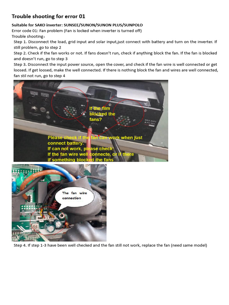 How To Check Error Code 01 | PDF | Technology & Engineering | Computers