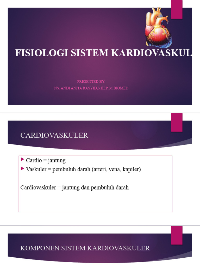 Pertemuan Ketujuh Fisiologi Sistem Kardiovaskuler | PDF