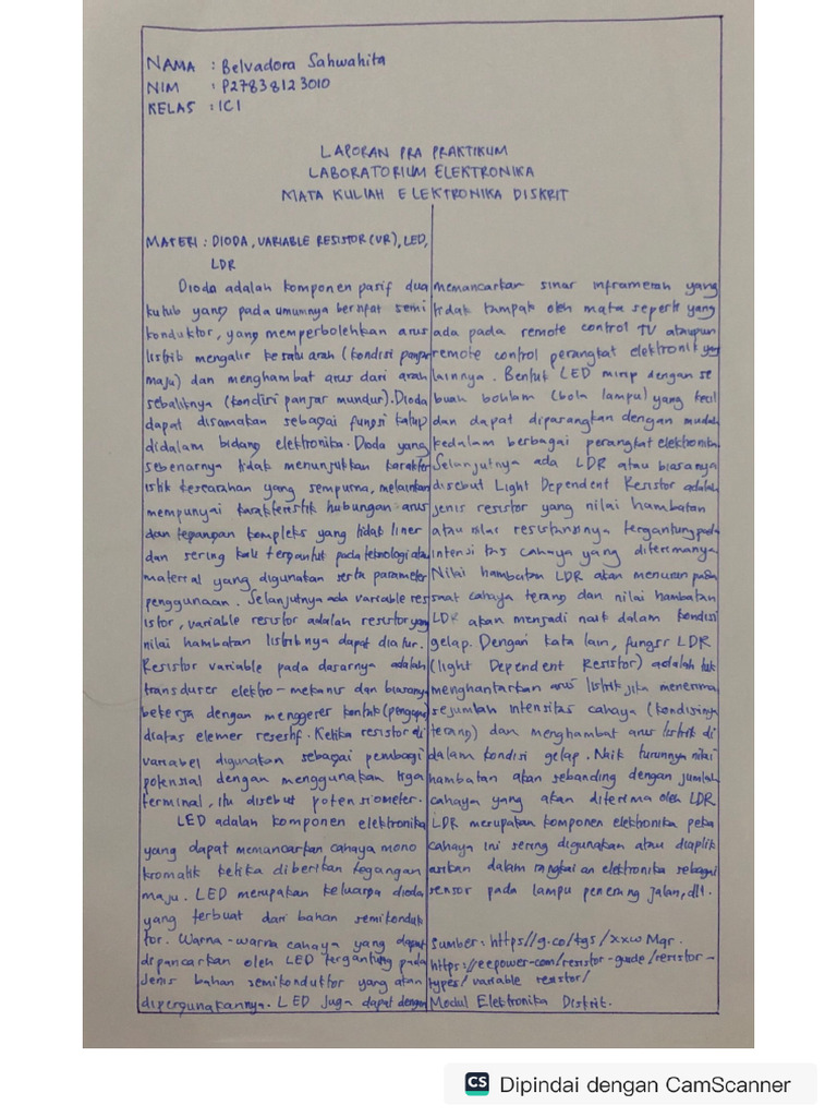 Lapra Diod VR LDR Belvadora Sahwahita 1C1 | PDF