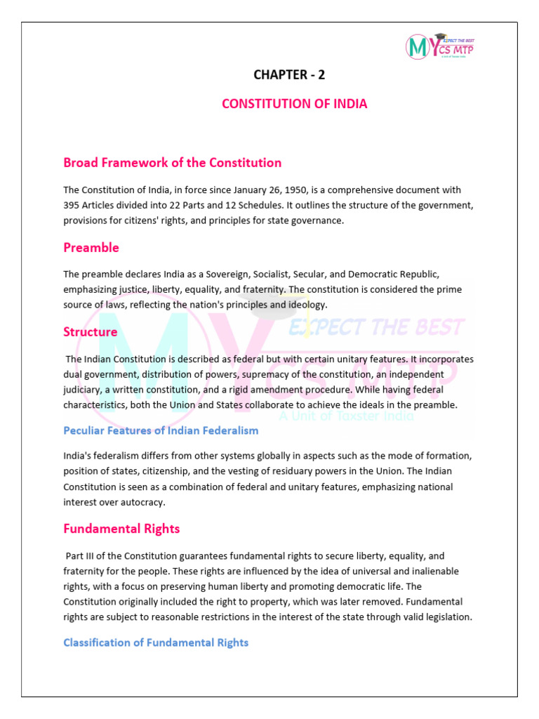 Jigl Notes ch-2 | Download Free PDF | Bill (Law) | Habeas Corpus