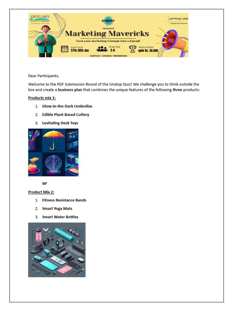 Marketing Mavericks - Second Round | Download Free PDF | Marketing ...