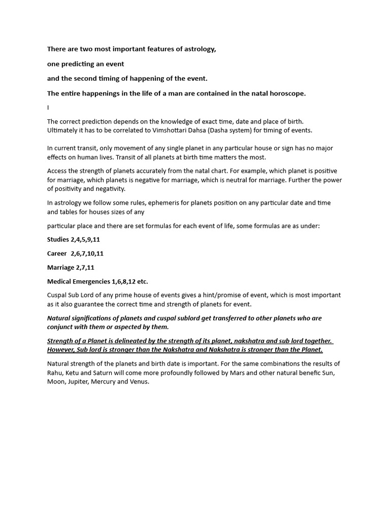 BTR Astro 1 | PDF | Planets In Astrology | Horoscope