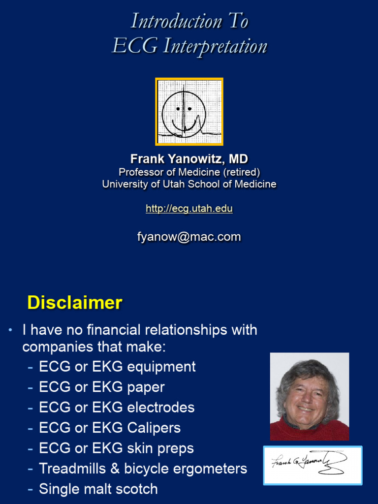 Introduction to ECG Interpretation | PDF | Electrocardiography ...