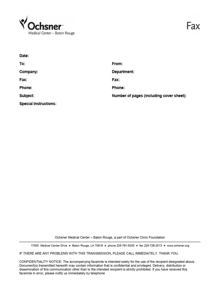 Generic Fax Cover Sheet | Download Free PDF | Fax | Office Work