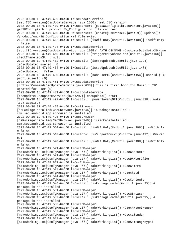 csc_update_log | PDF | Software Engineering | Computer Engineering