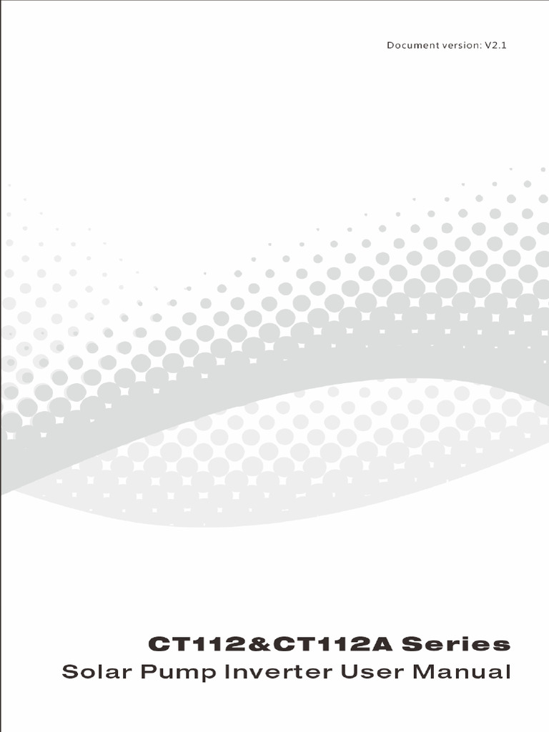 CT112&CT112A Manual V2.1 20200825 | Download Free PDF | Power Inverter | Power Supply