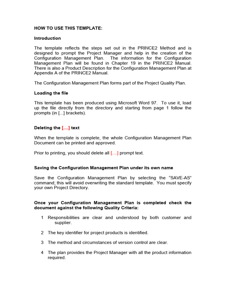 Configmanplan | PDF | Computer File | Computer Engineering