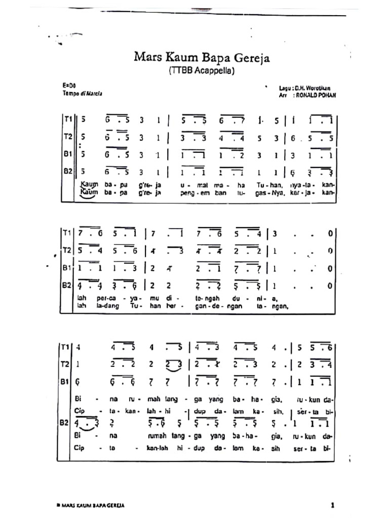 Mars PKB GMIM PDF | PDF