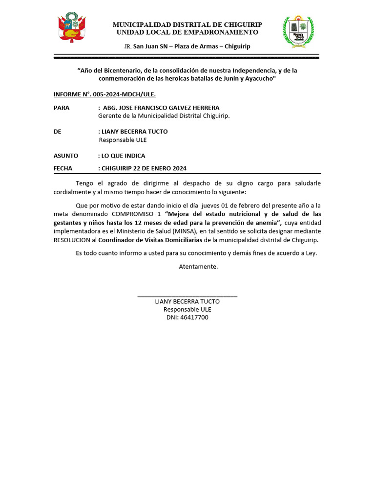 Informe 2024 | PDF | Gobierno