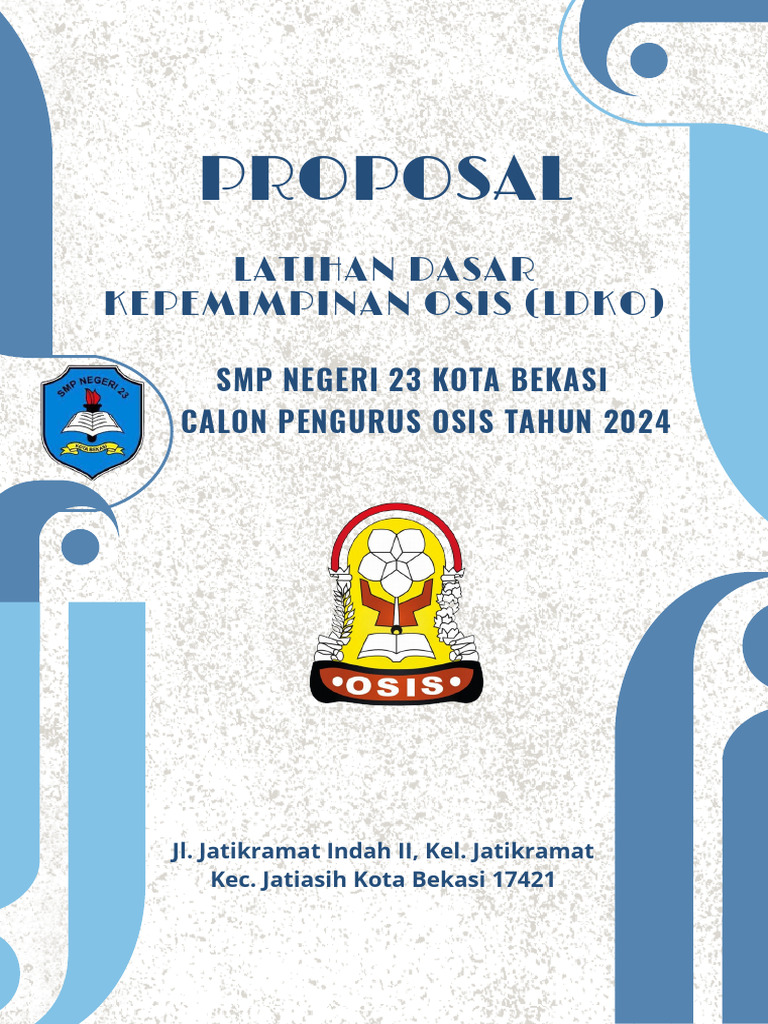 Contoh Cover Proposal Ldko 2024 | PDF