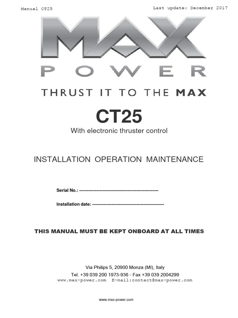 Eng Maxpower Manu ct25 | PDF