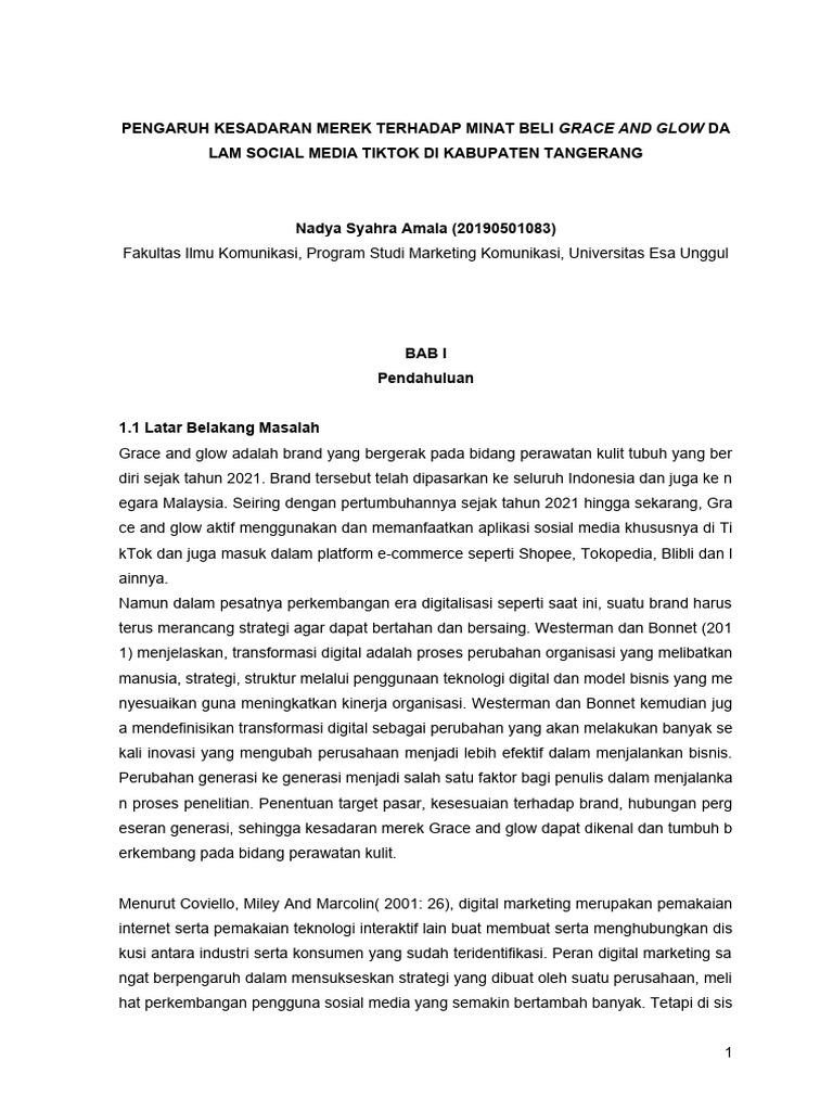 METODE PENELITIAN KOMUNIKASI KUANTITATIF (Proposal) | PDF METODE PENELITIAN KOMUNIKASI KUANTITATIF (Proposal) | PDF