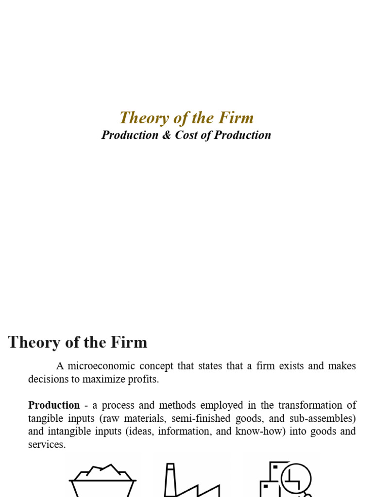 Module 5 - Theory of The Firm P1 (With Seatwork 4) | PDF | Production Function | Long Run And ...