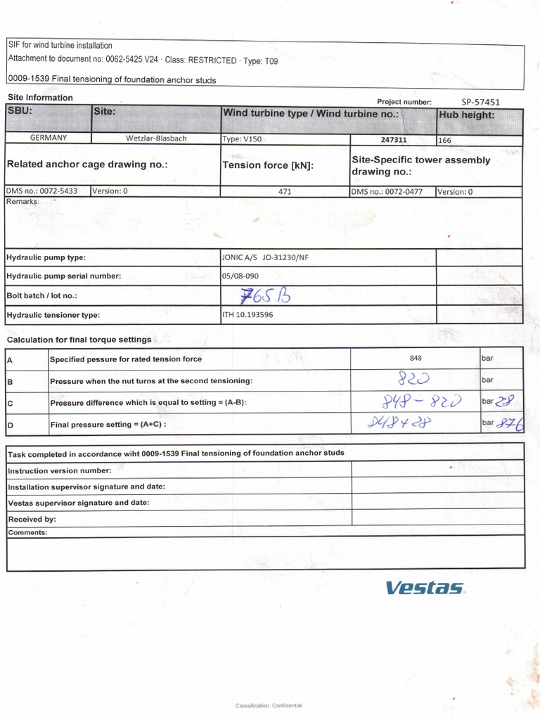 Tensioning Foundation Wtg 2 Pdf