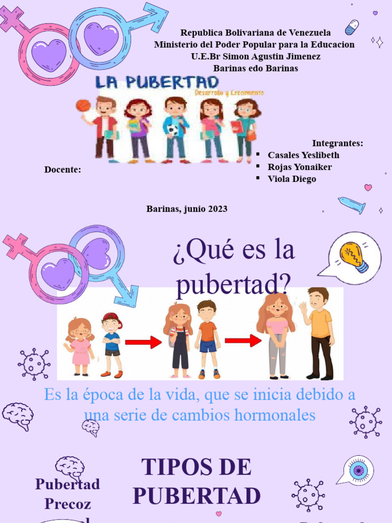 Diapositivas Pubertad | PDF | Pubertad | Las emociones