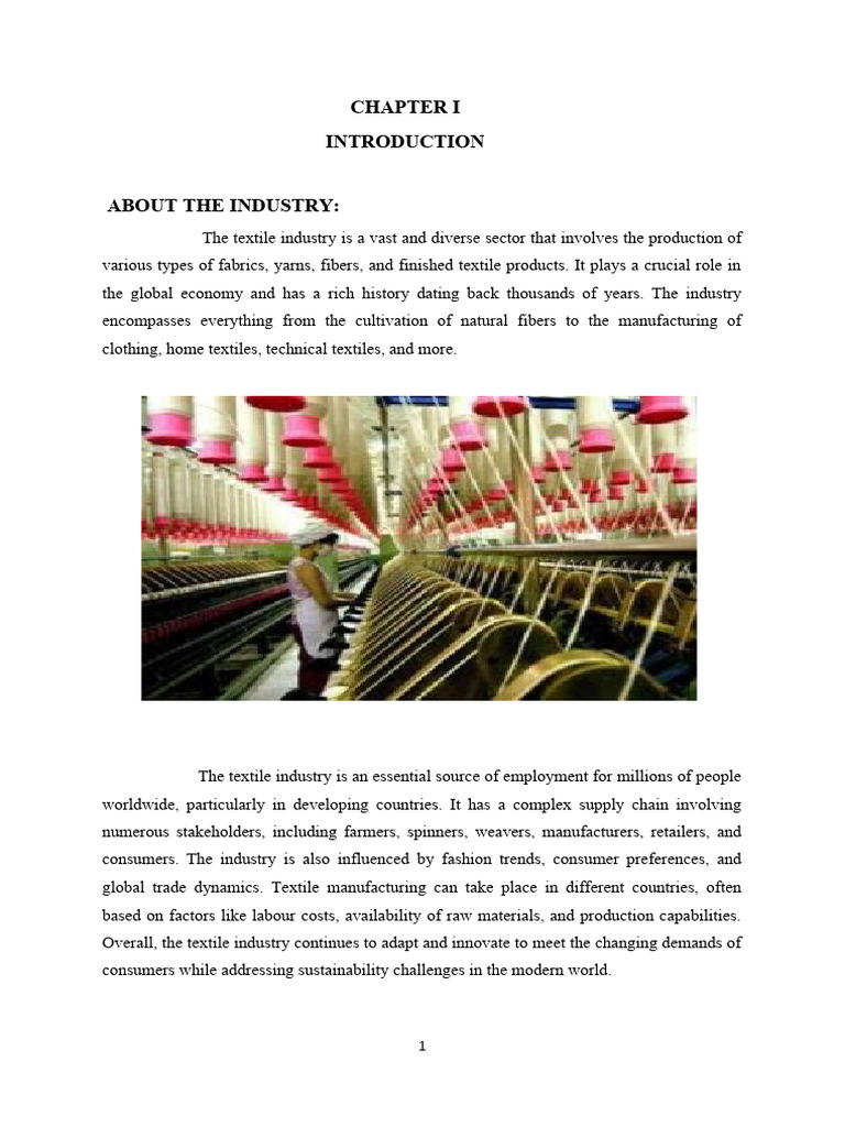 Final Report | PDF | Textiles | Knitting