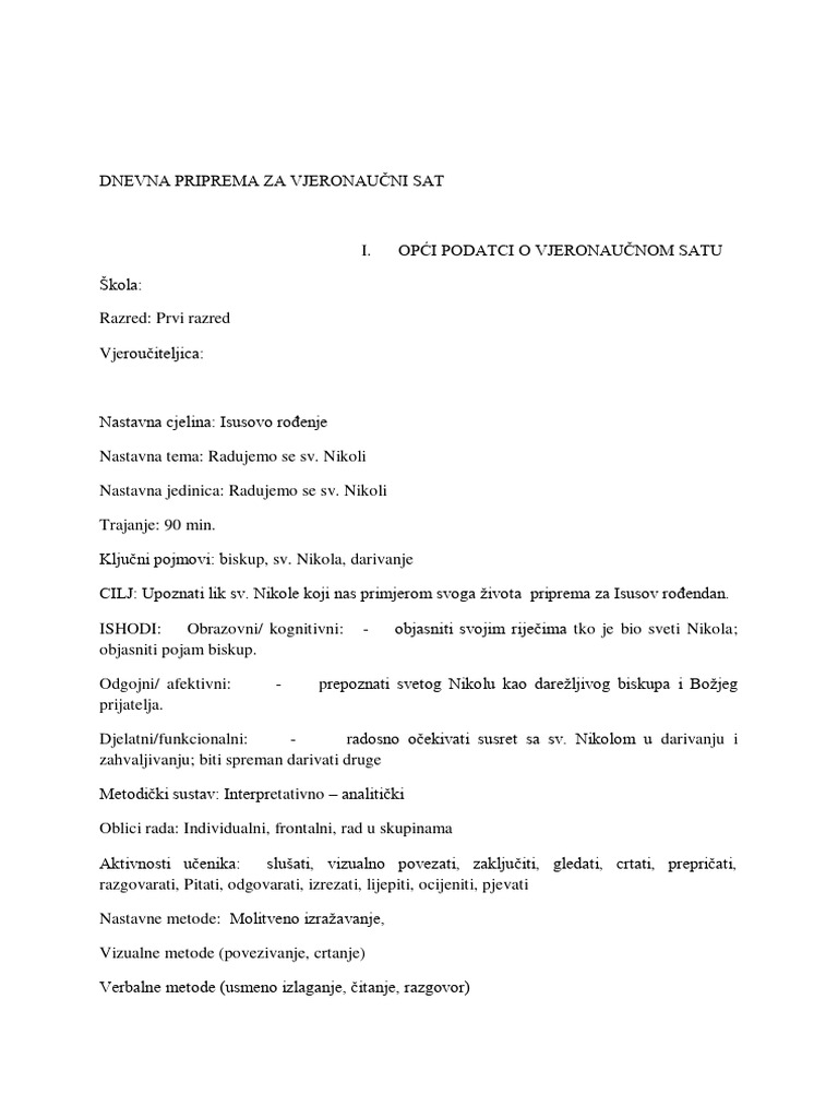 I 25. Radujemo Se Svetom Nikoli | PDF