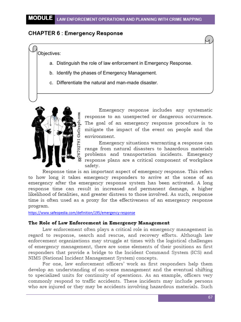 Chapter 6-Emergency Response | PDF | Natural Disasters | Emergency