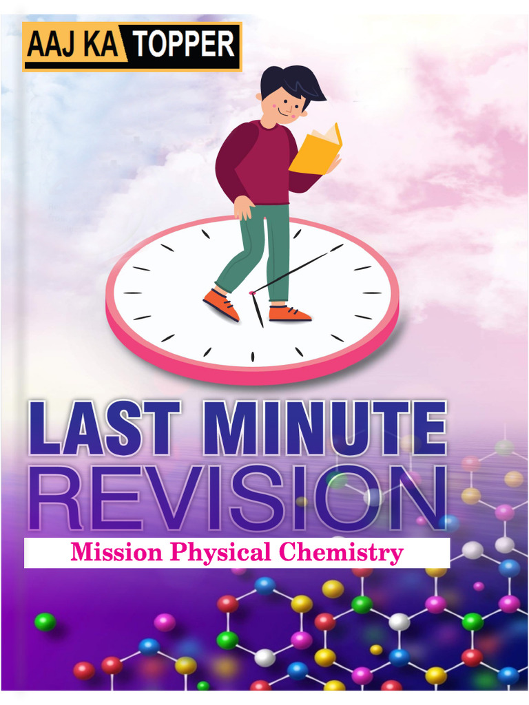 IMP Last Minute Revision Formulae Physical Chemistry | PDF | Molecules | Atomic Orbital