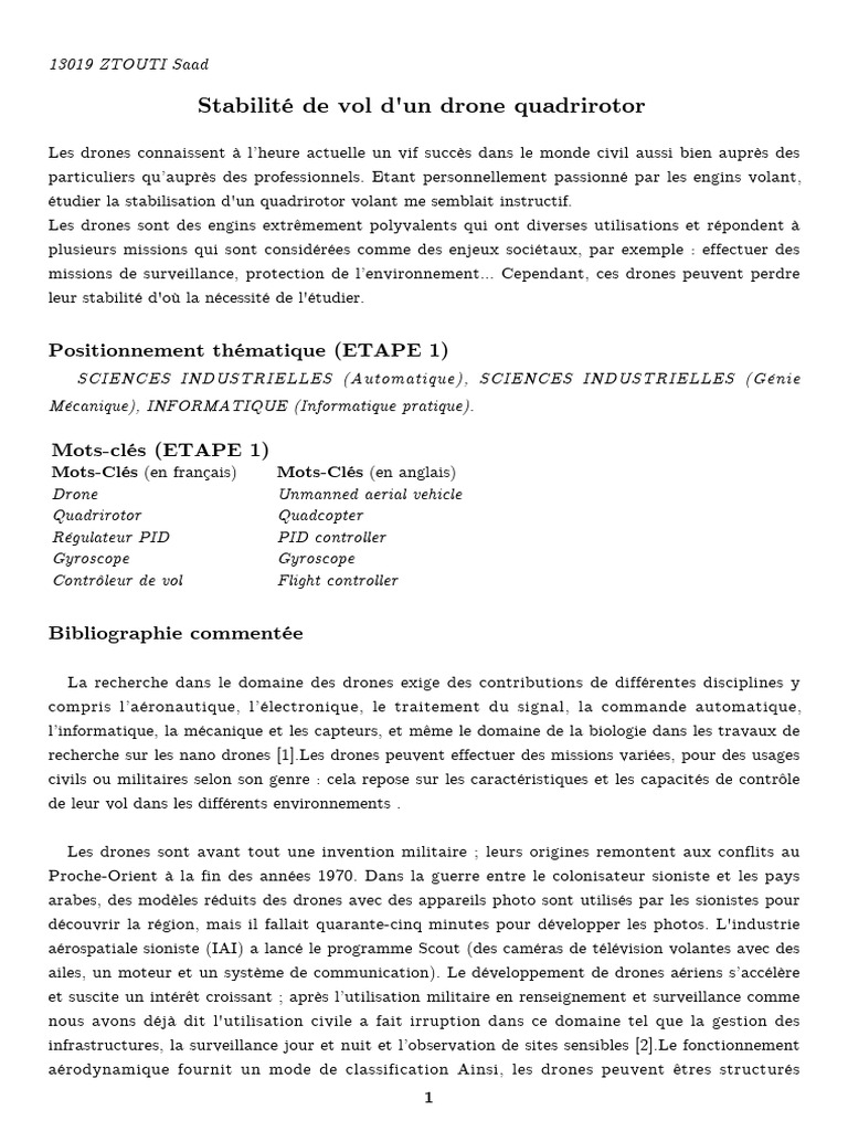 Mcot 13019 61921 | PDF | Quadrirotor | Drone