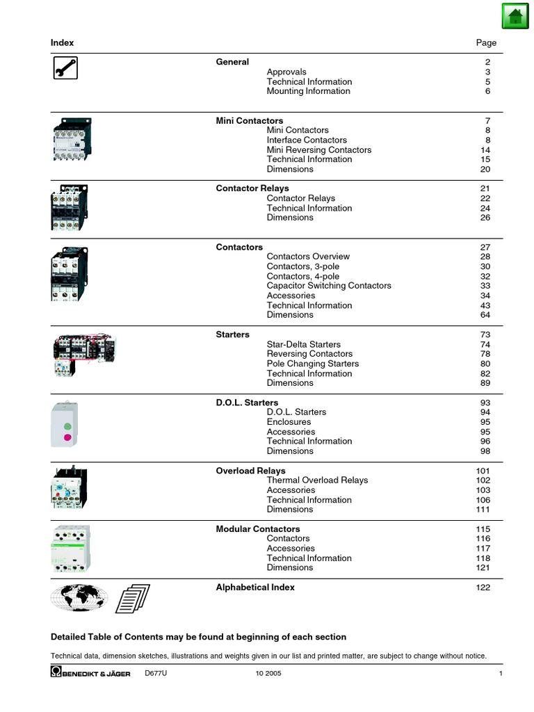 Contactors Motor Starters Pdf Relay Fuse Electrical