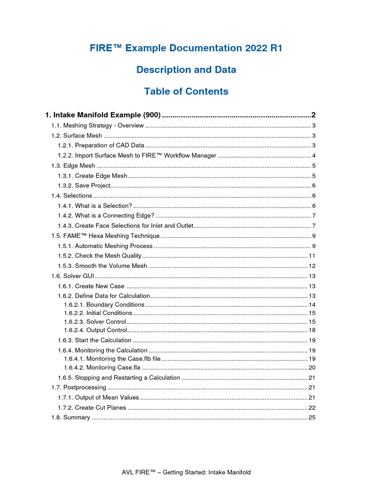 FIRE 900 Intake Manifold | PDF | Fluid Dynamics | Computational Fluid Dynamics