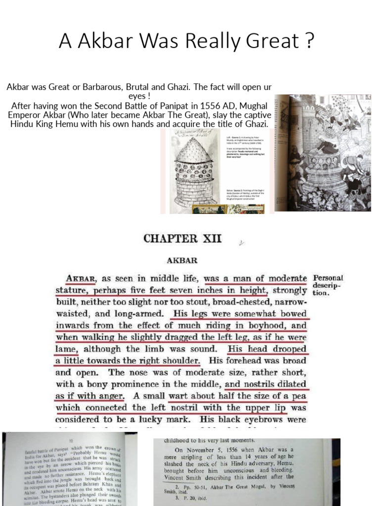 Akbar: Great Leader or Brutal Conqueror? | PDF | History
