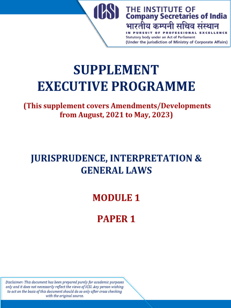 Supplement JIGL December 2023 Consolidated | PDF | Rule Of Law ...