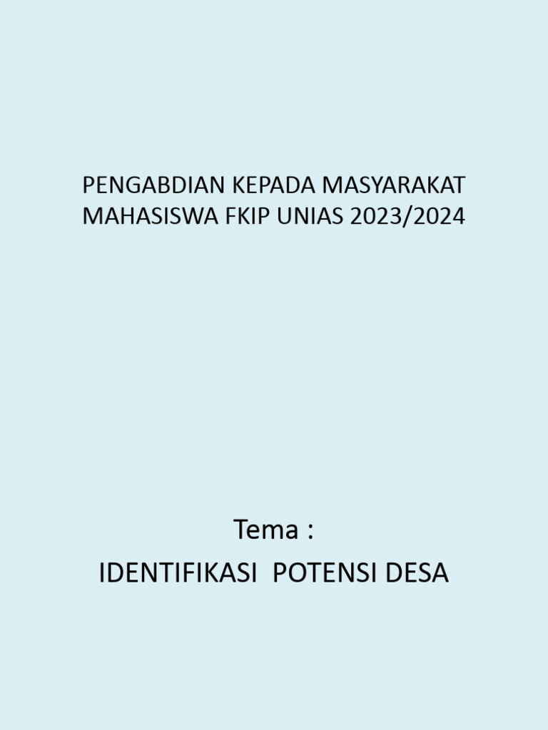 INI PTT PKM Ok | PDF