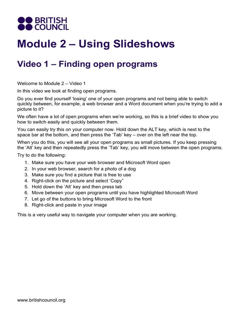 Module 2 - Video 1 | PDF | Computers