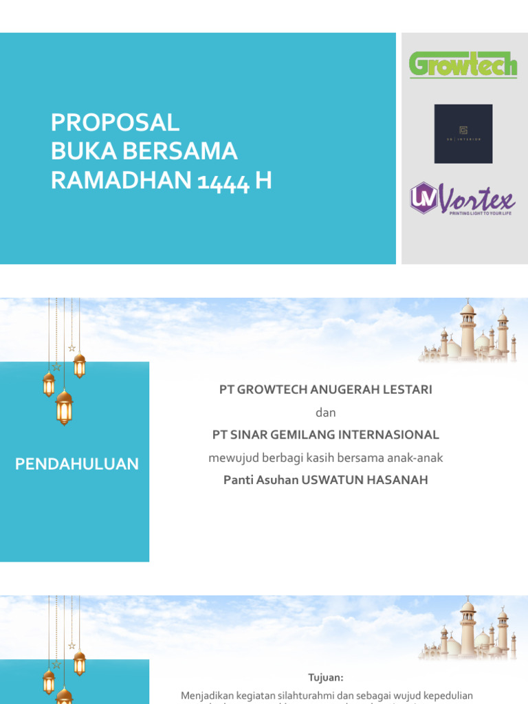 Proposal Bukber Ramadhan 1444H (2023) | PDF