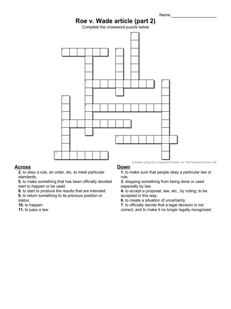Crosswords | PDF