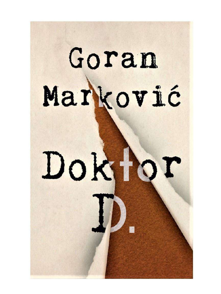 Goran Markovic - Doktor D. | PDF