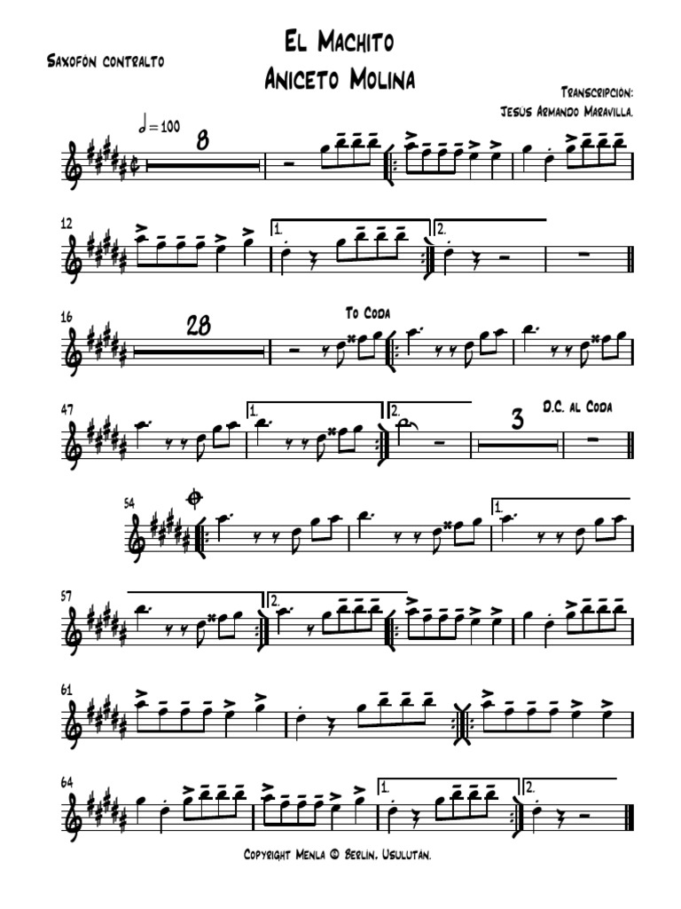 El Machito - Partes | PDF