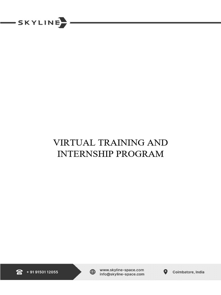 Aircraft Design Program Details Skyline Space | PDF | Internship | Job Hunting