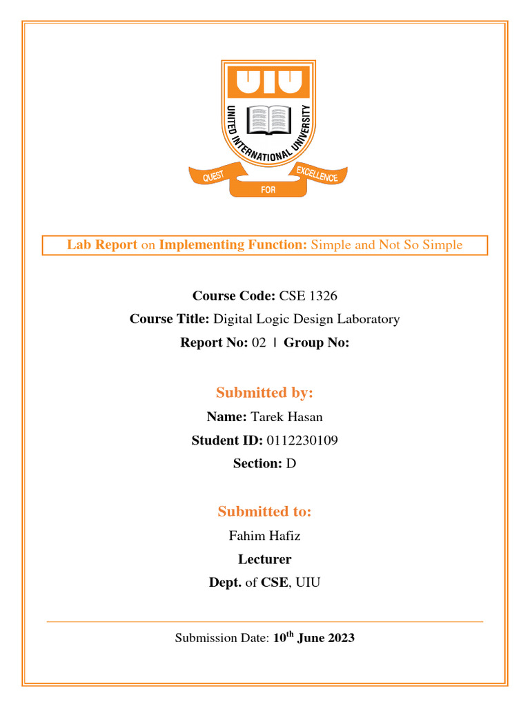 Experiment 2 Final | PDF | Logic Gate | Electronic Circuits
