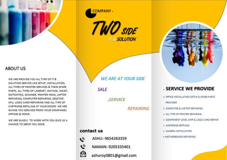 Two Side Brochure | PDF | Technology & Engineering