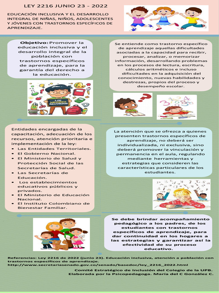 Infografia Ley 2216. | PDF