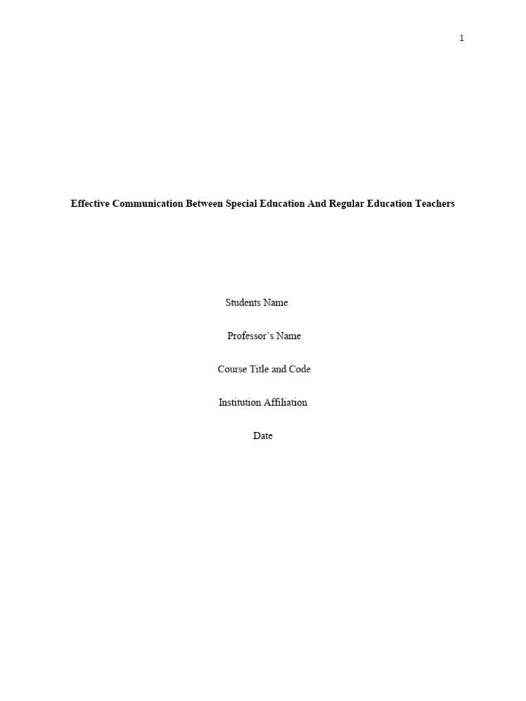 Https | PDF | Special Education | Teachers