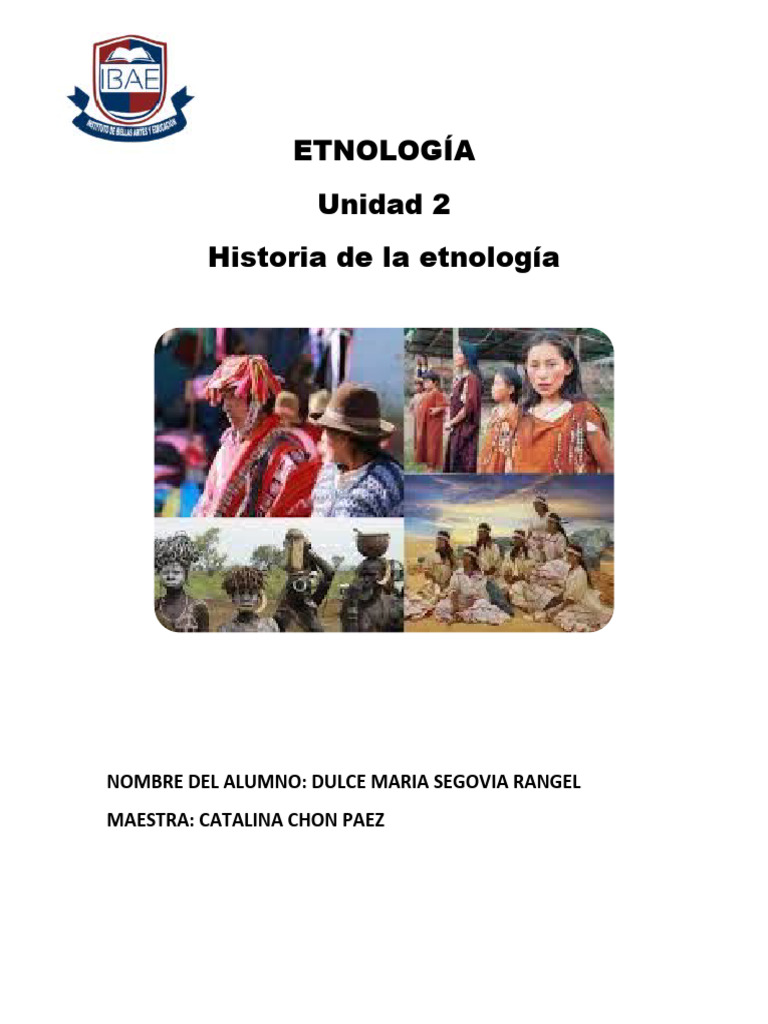 Etnologia U2 | PDF