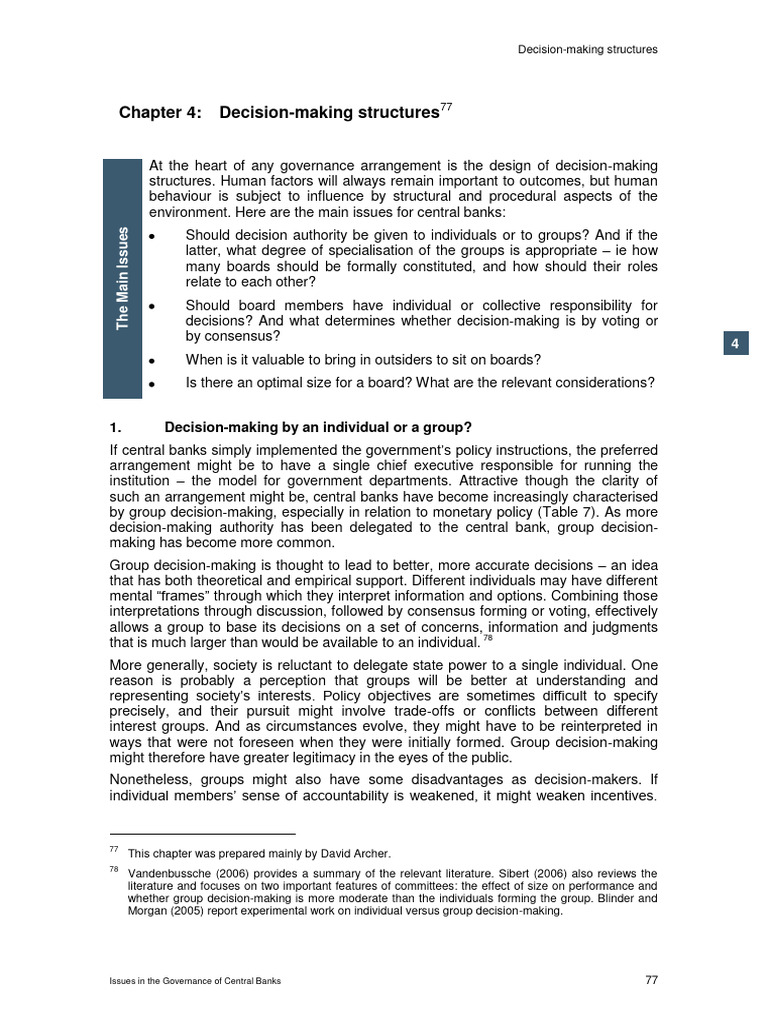 Economic Decision by Individual | PDF | Central Banks | Monetary Policy