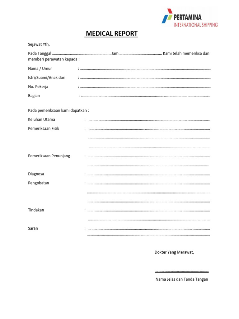 Medical Report PDF | PDF