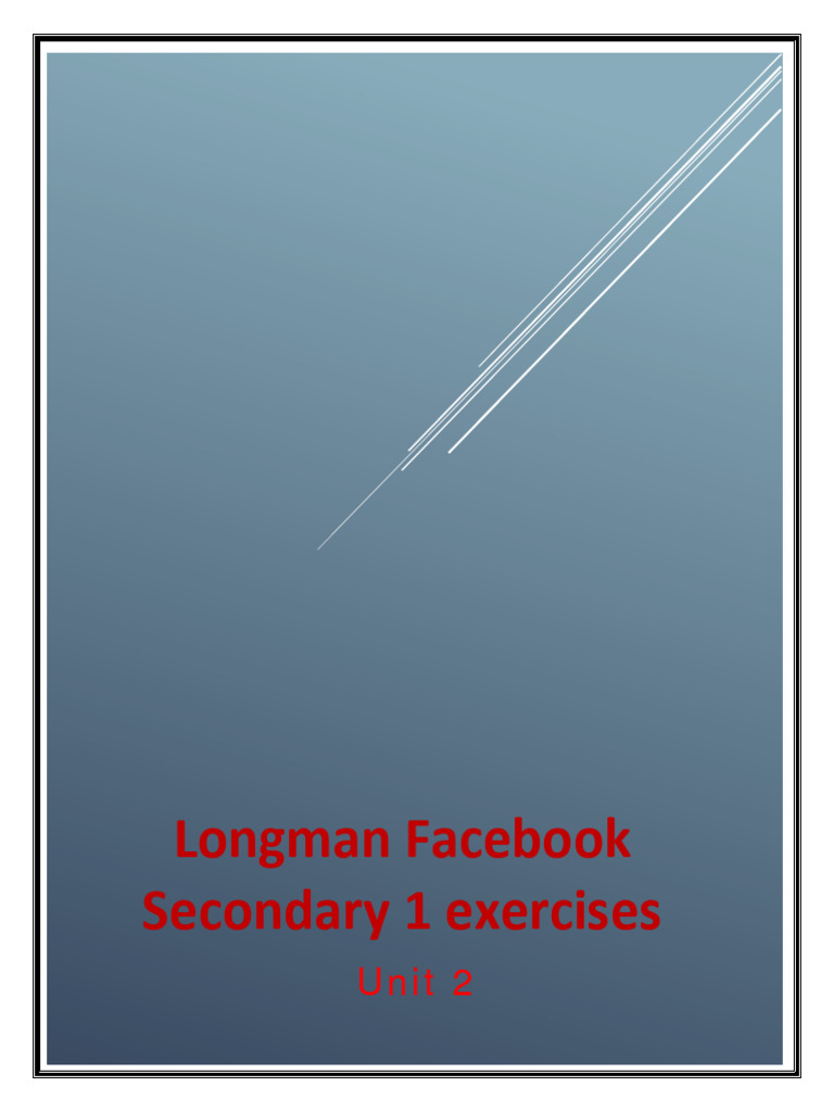 Longman Secondary 1 - 2024 - Unit 2 | PDF | Treasure Island