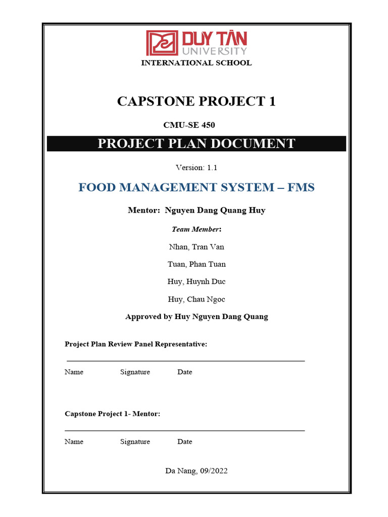 Projetc Plan Document | PDF | Application Software | Computer Science