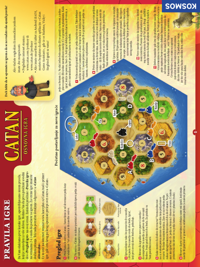 Catan Pravila Na Srpskom | PDF