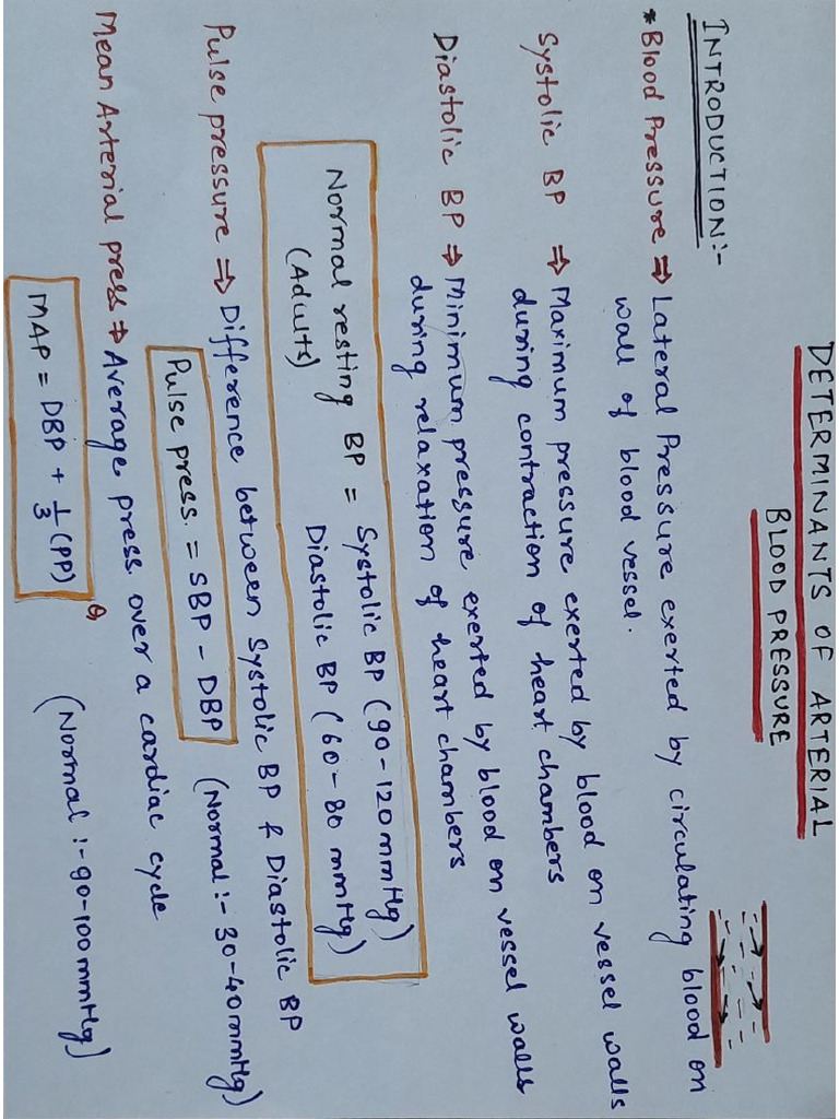 Determinants of Arterial BP | PDF