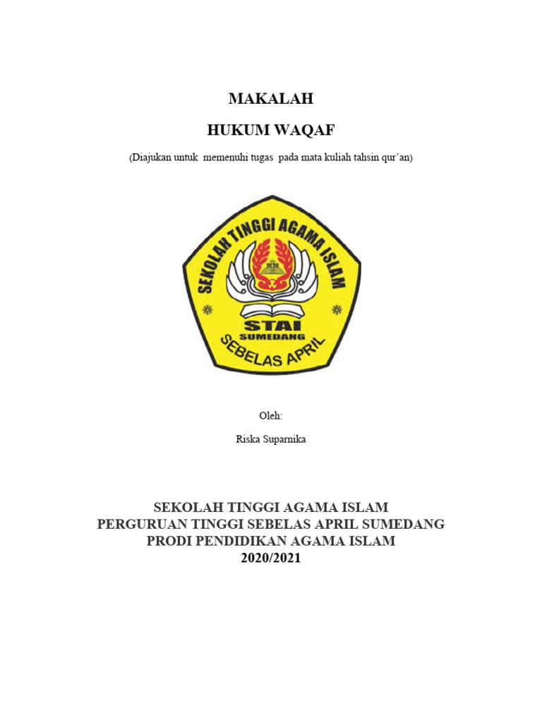 Panduan Lengkap Hukum Waqaf | PDF